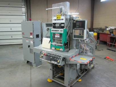 Injection Molding Machines: Newbury Vertical Shuttle 30 Ton 2.7 Oz with ...