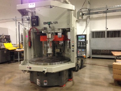 Injection Molding Machines: Engel Vertical Rotary 125 Ton 10.3 Oz with ...